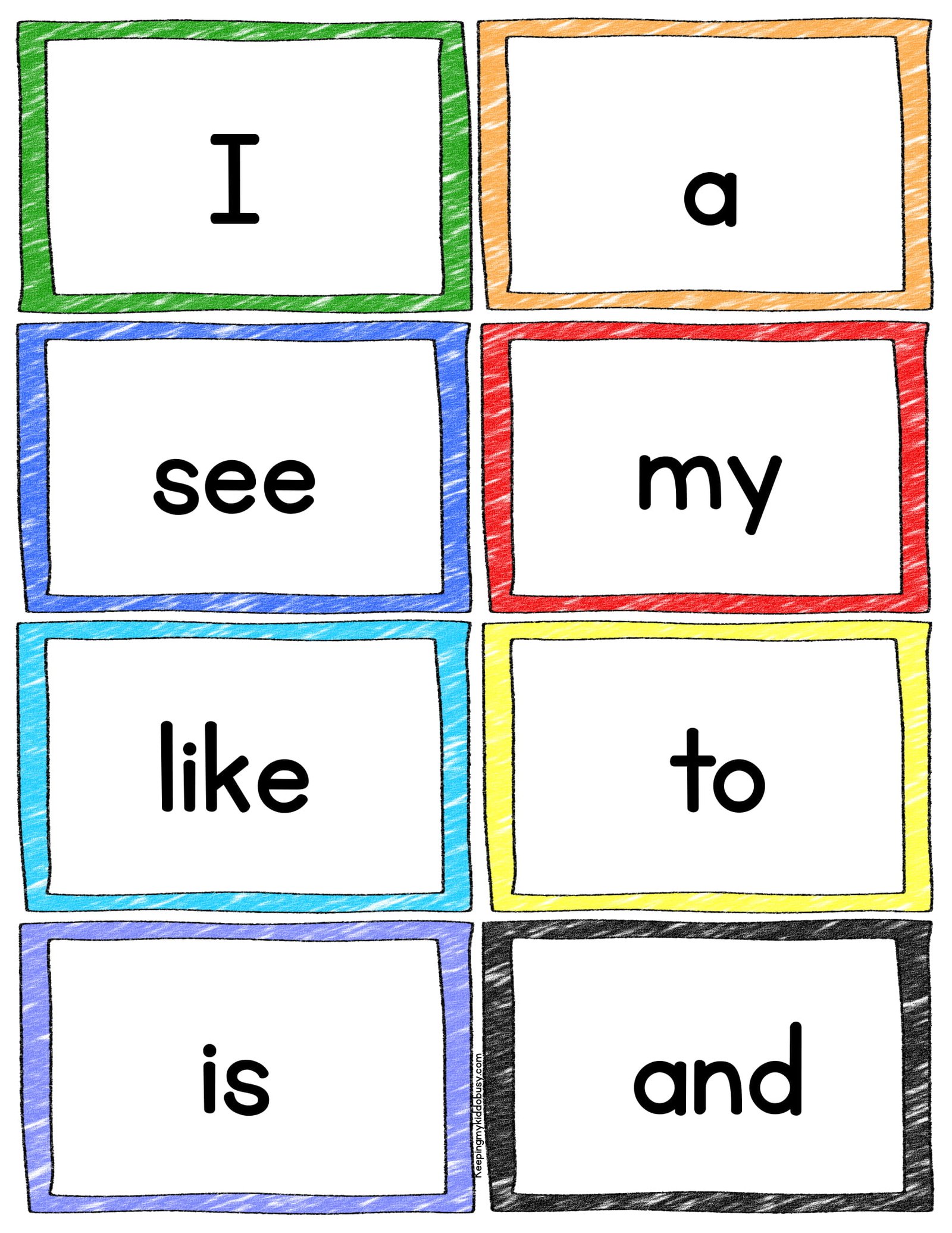 Fun Games to Teach Sight Words for a First Grader | Worksheet Hero